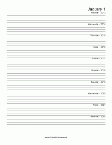 Free Printable Planners