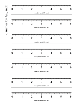 New Printable Rulers