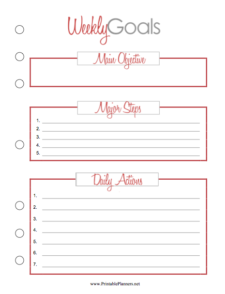 Printable Planners, Refill Pages and Journals
